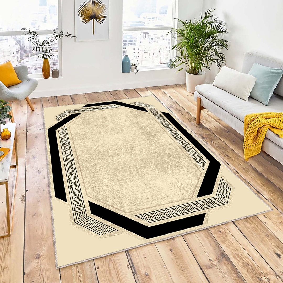 Greek Decor Rug, Greek Key Rug, Greek Floor Rug, Art Rug, Scandinavian ...