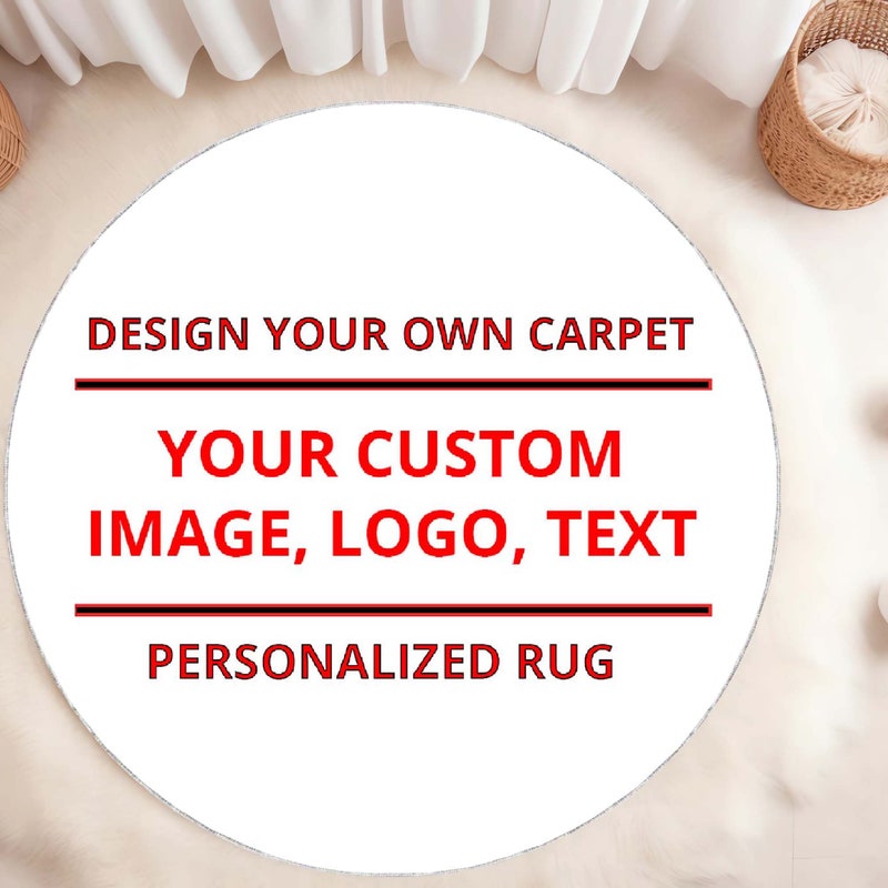 Custom Round Rug - Etsy