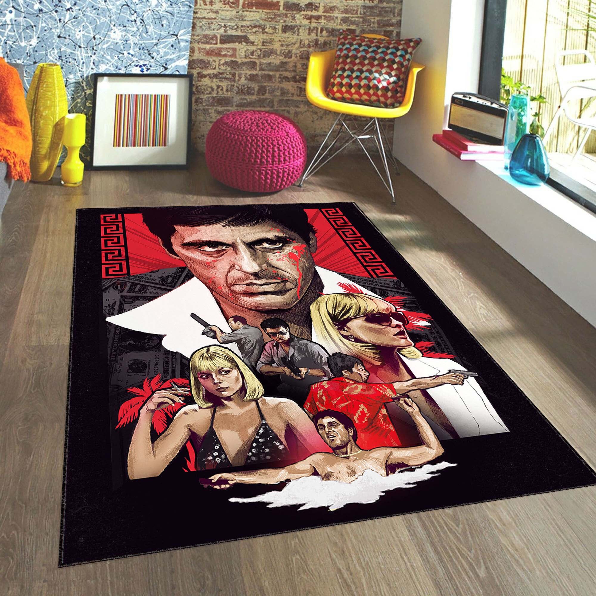 Scarface, Mafia Movie Scarface Rug, Legendman, - Etsy
