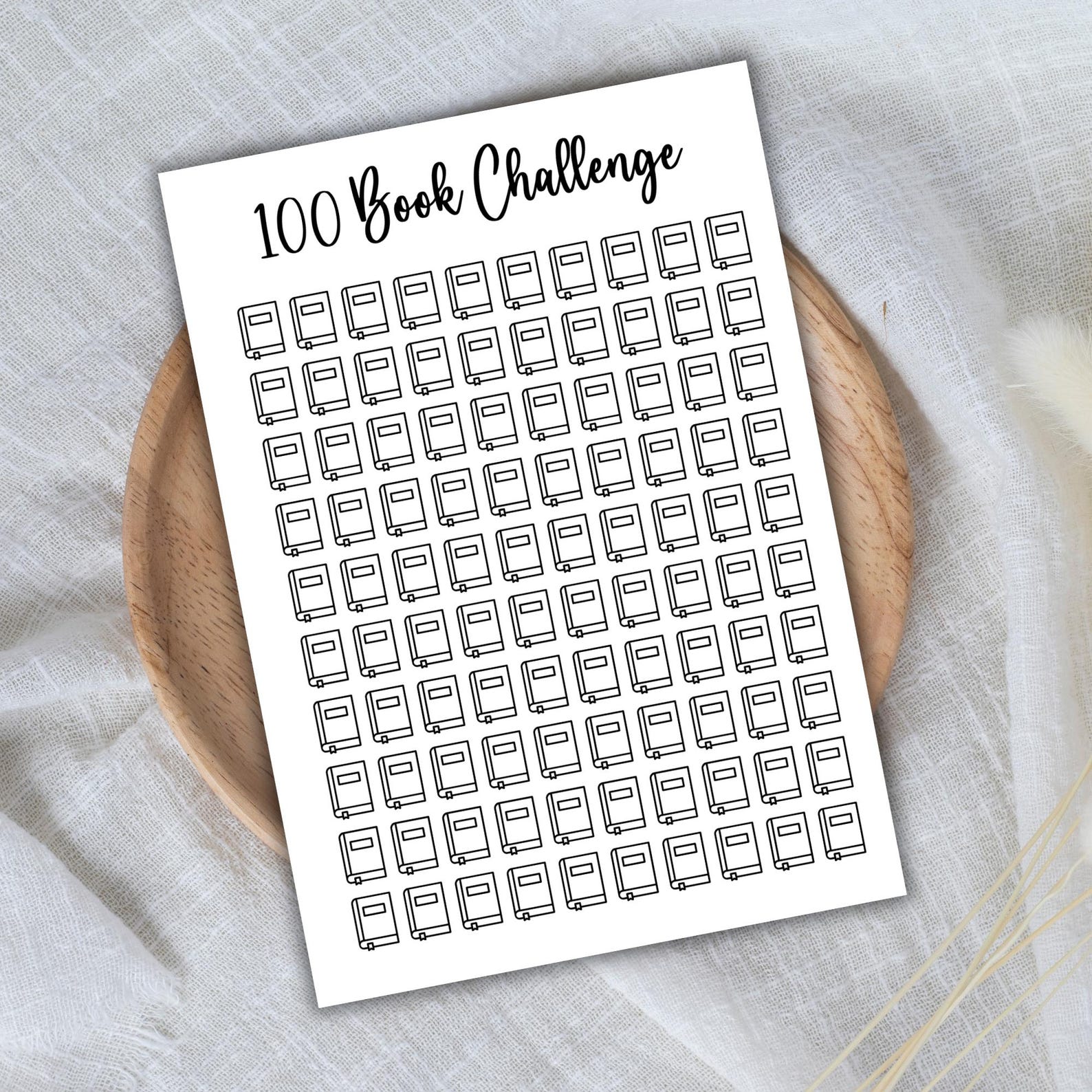 100 Book Challenge Bullet Journal Printable Reading Log Reading Tracker ...