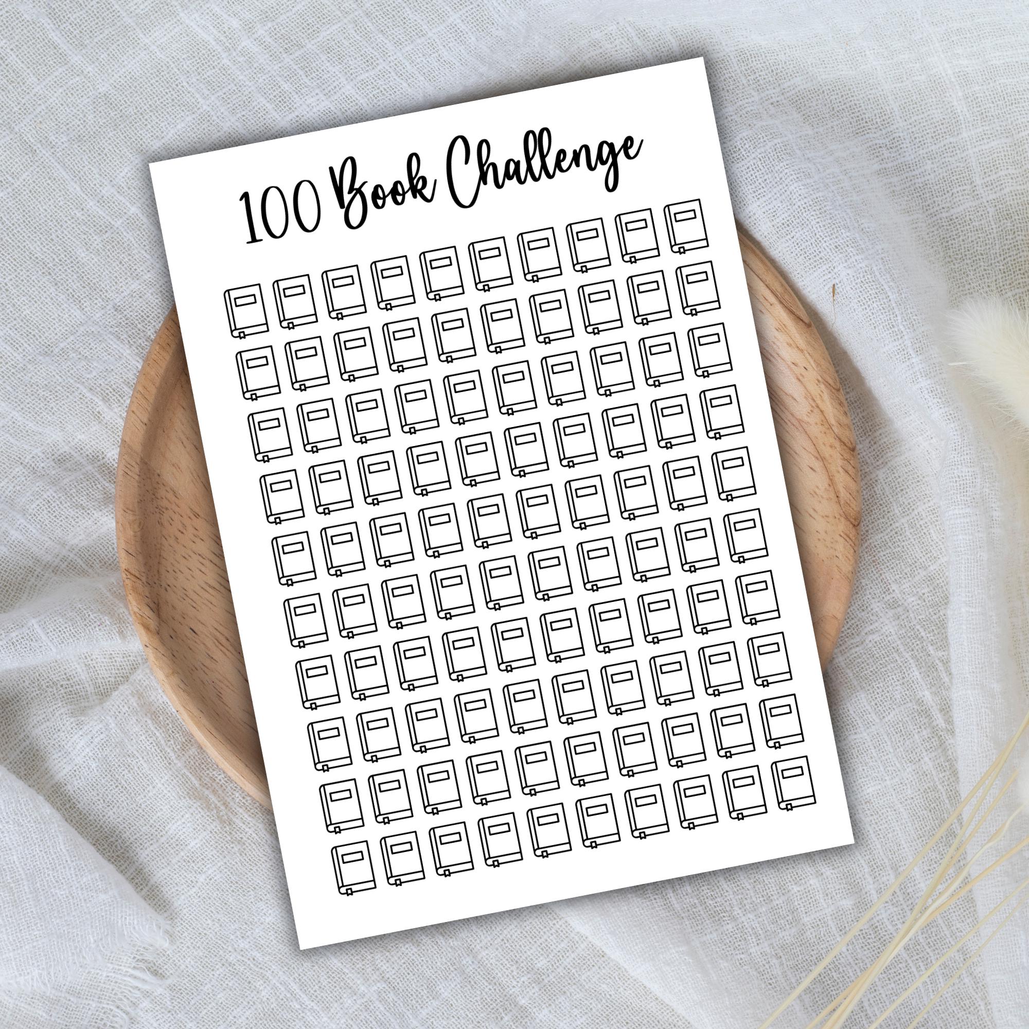 100 Book Challenge Bullet Journal Printable Reading Log Reading Tracker ...