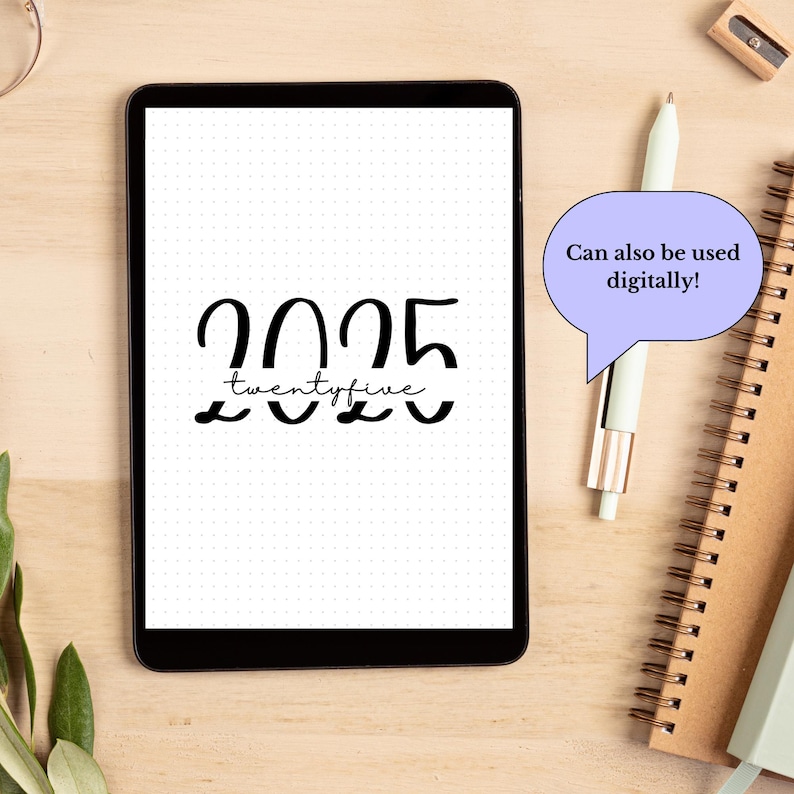 2025 Cover Page Bundle Bullet Journal Starter Pack 2025 Title Page 2025 ...