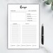 Recipe Bullet Journal Page Recipe Tracker Cooking Tracker Recipe ...