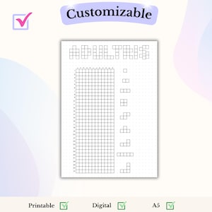 Adulting Tracker Bullet Journal Page Adultris Adult Task Habit Tracker ...