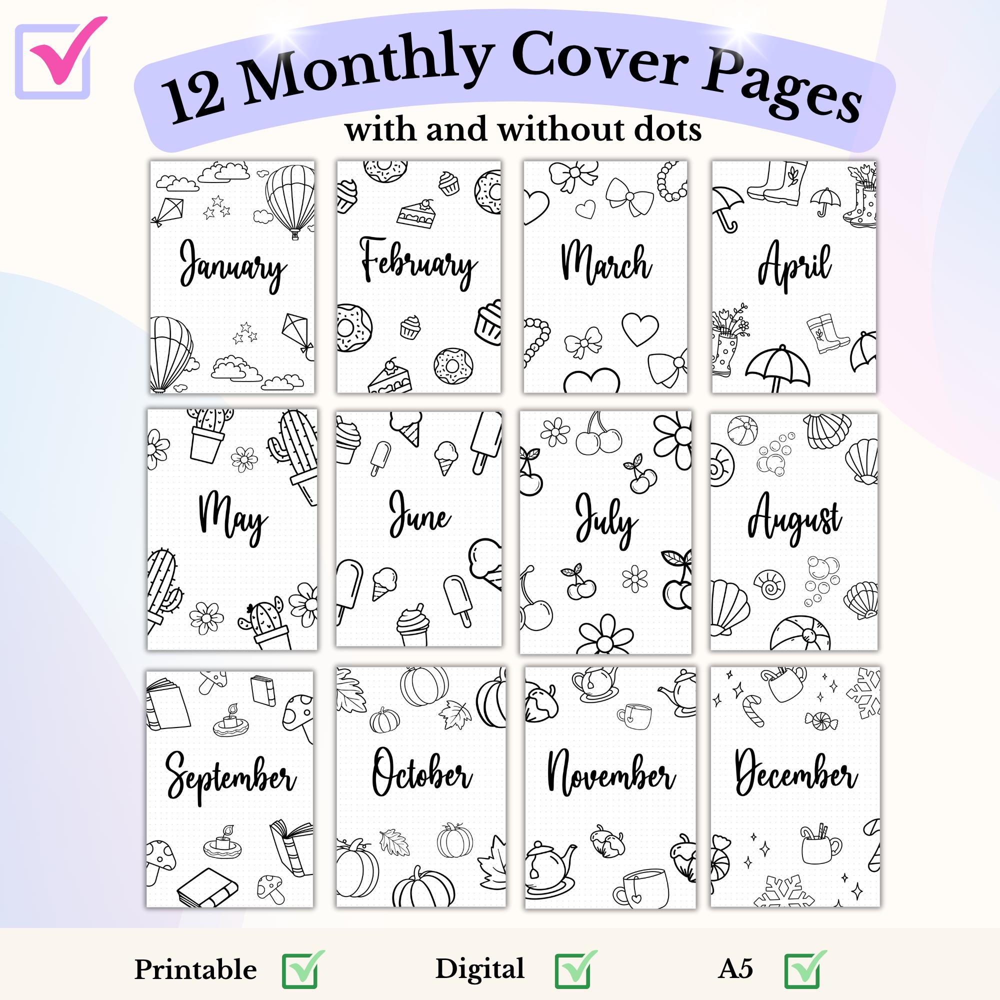 2026 Bullet Journal Bundle Bullet Journal Starter Pack Yearly Tracker ...