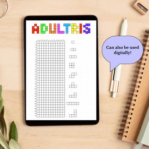 Adulting Tracker Bullet Journal Page Adultris Adult Task Habit Tracker ...