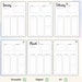 Weekly Spread Bullet Journal Template Undated Weekly Spread Printable ...