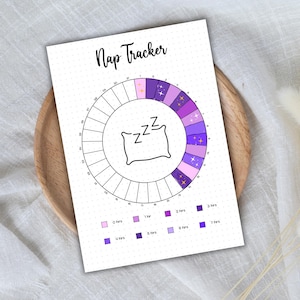 Nap Tracker Bullet Journal Printable Nap Log Sleep Tracker Sleep Log ...