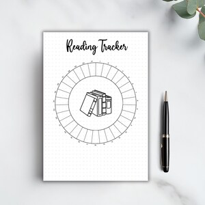 Reading Tracker Bullet Journal Printable Book Tracker Bujo Journal ...
