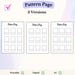 Pattern Page Bullet Journal Colour Blending Tracker Printable Page ...