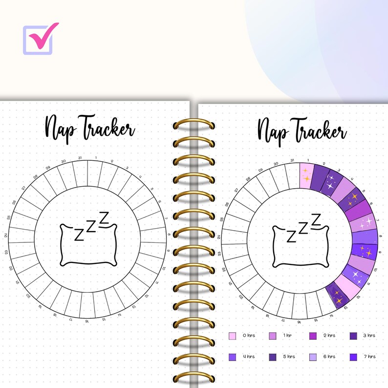 Nap Tracker Bullet Journal Printable Nap Log Sleep Tracker Sleep Log ...