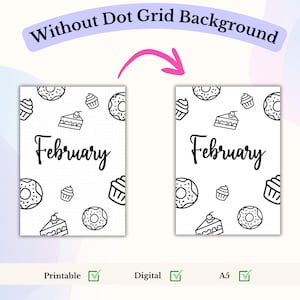 12 Month Cover Pages Bullet Journal Bundle Title Page Bullet Journal ...