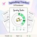 Spending Tracker Wheel Bullet Journal PDF Finance Tracker Budgeting ...