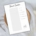 Shower Tracker A5 Bullet Journal Page Digital Monthly Tracker Insert ...