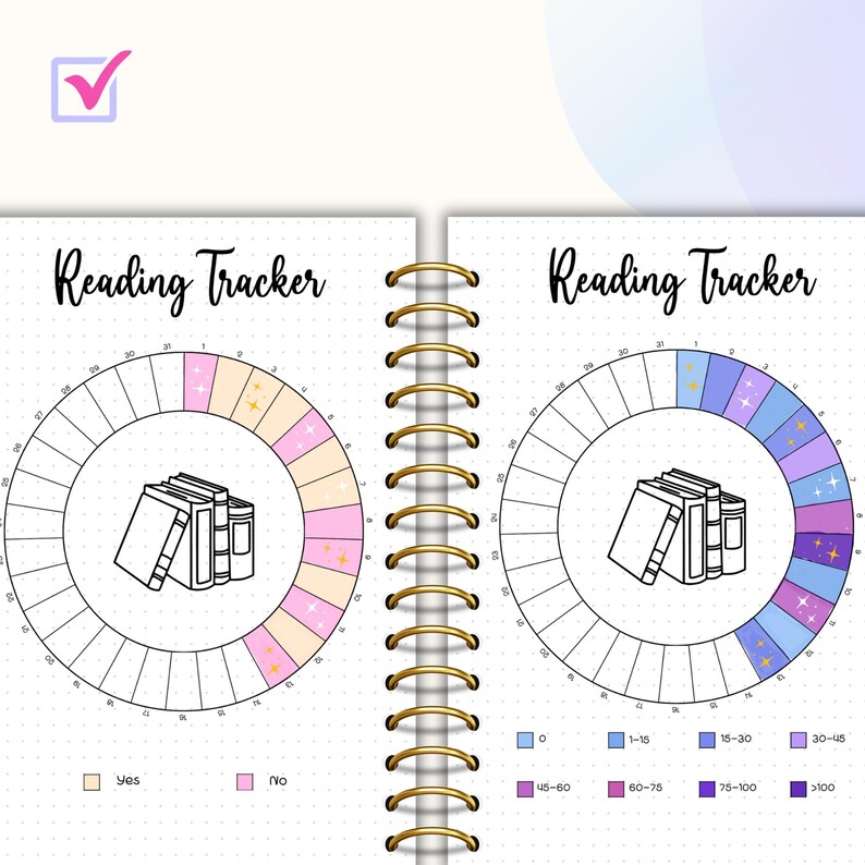 Reading Tracker Bullet Journal Printable Book Tracker Bujo Journal ...
