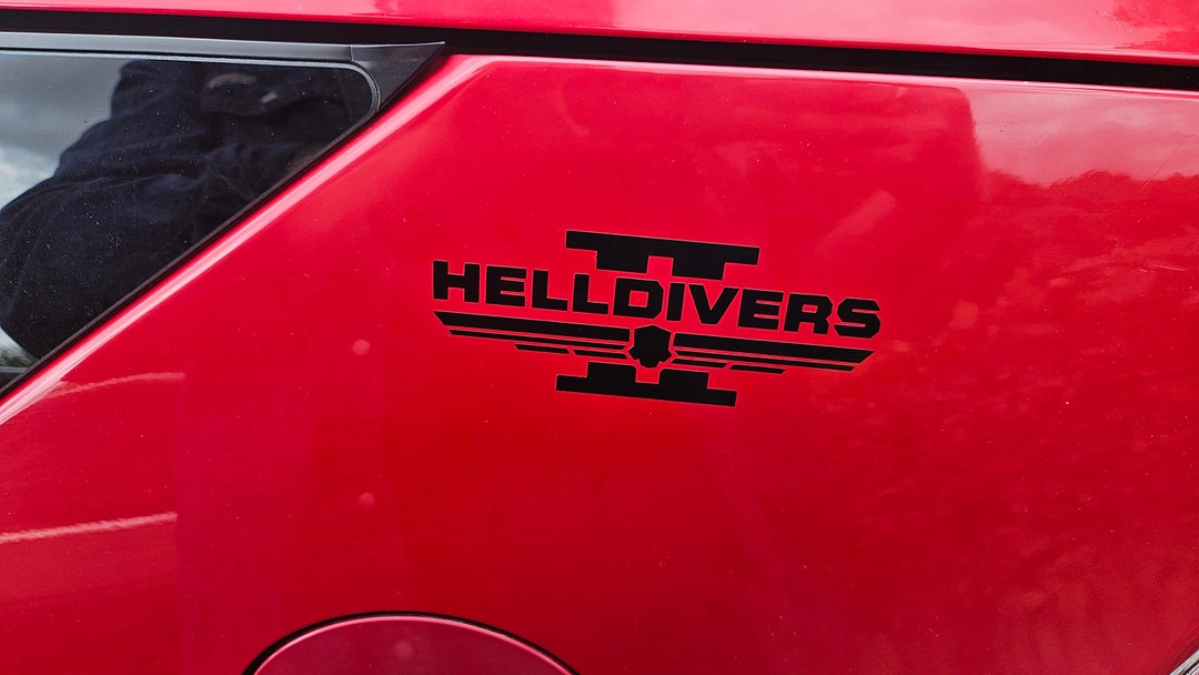 Helldivers 2 Logo Vinyl Sticker - Etsy