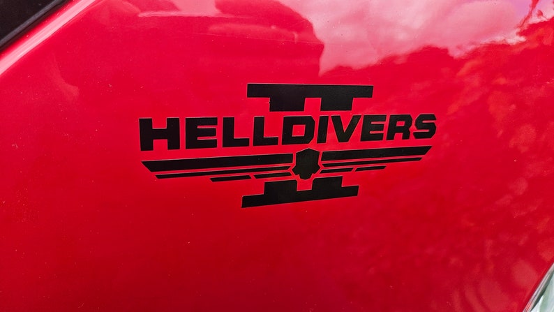 Helldivers 2 Logo Vinyl Sticker - Etsy