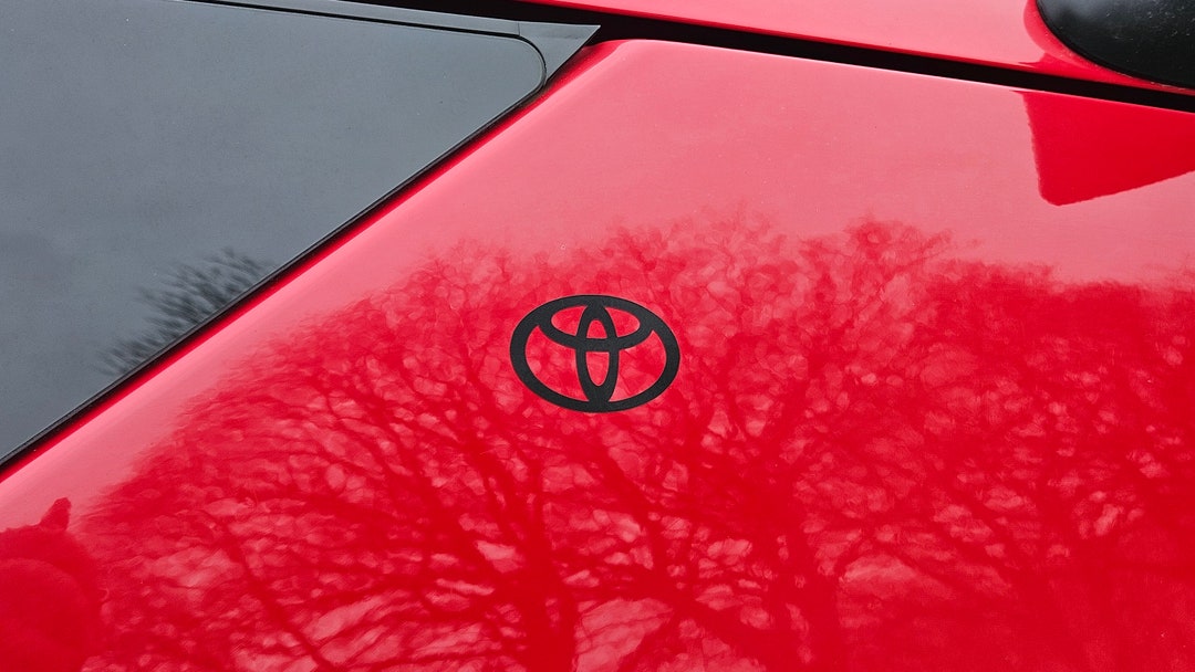 Toyota Logo Vinyl Sticker 10cm, 5cm - Etsy UK