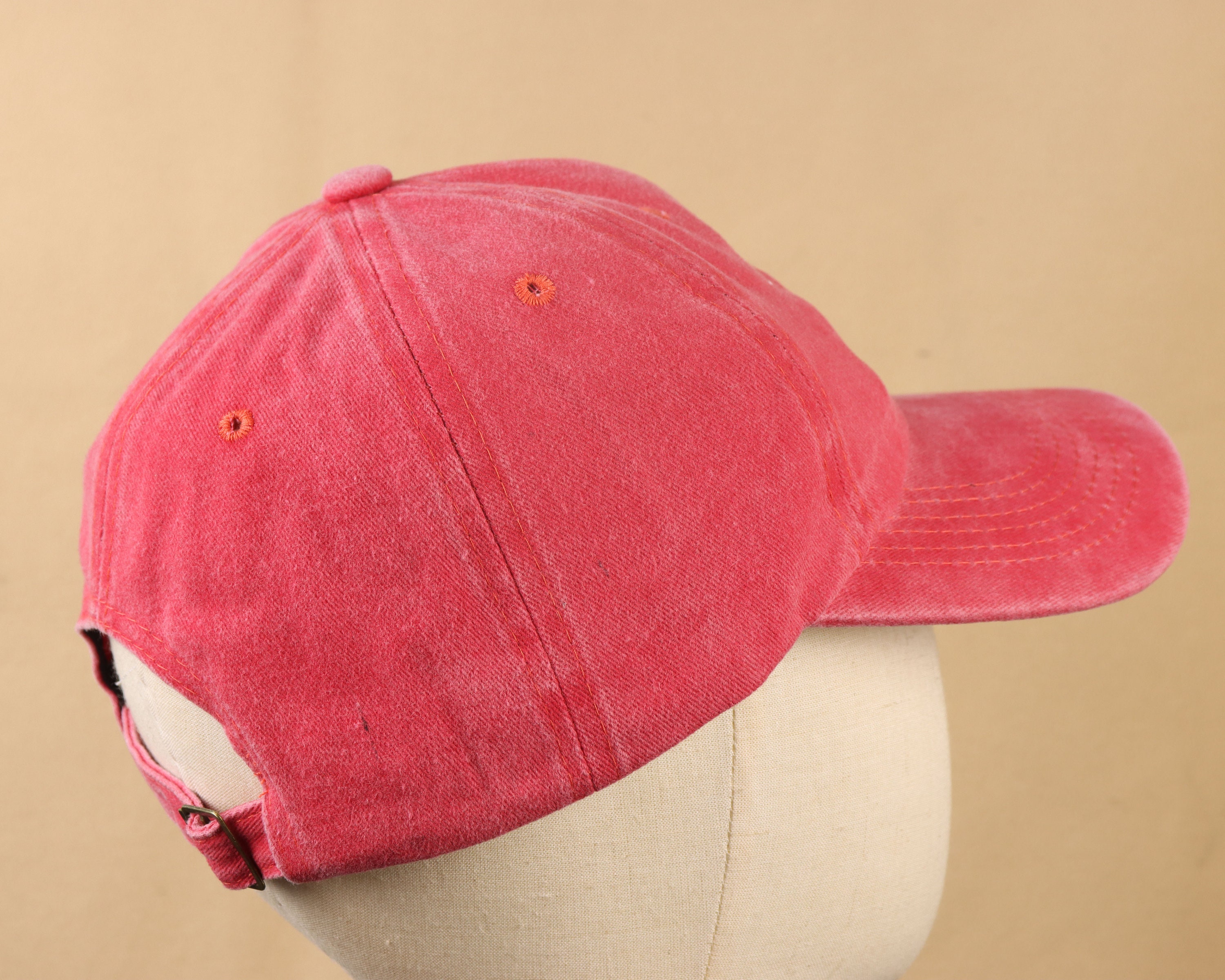 Personalised Vintage Cap, Custom Embroidered Unisex Cotton Dad Hat With ...