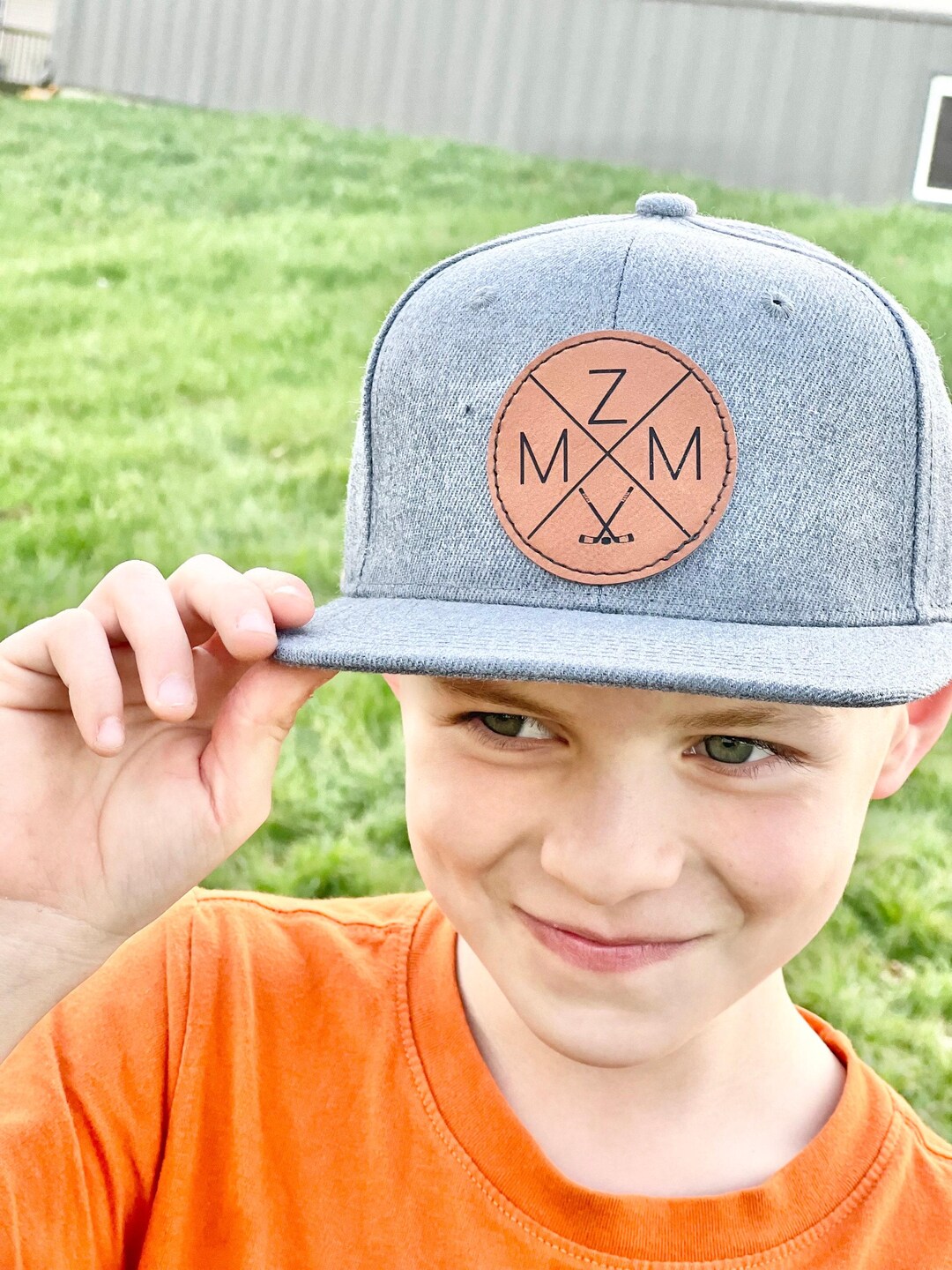 Personalized Kids Snapback Hat – Custom Initial, Number, or Symbol - Etsy