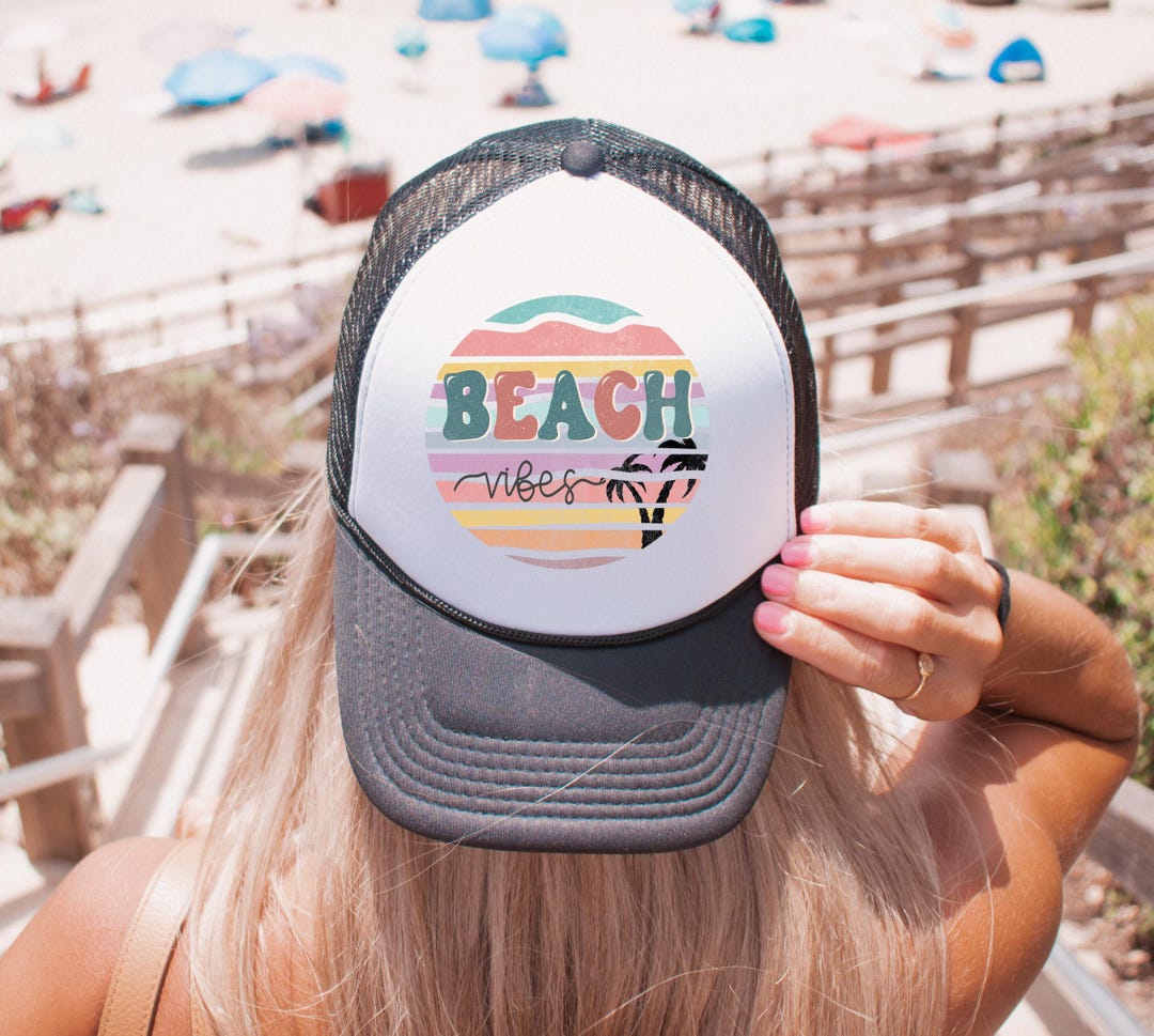 Beach Hat for Women - Beach Vibes Hat, Shade Hat - Etsy