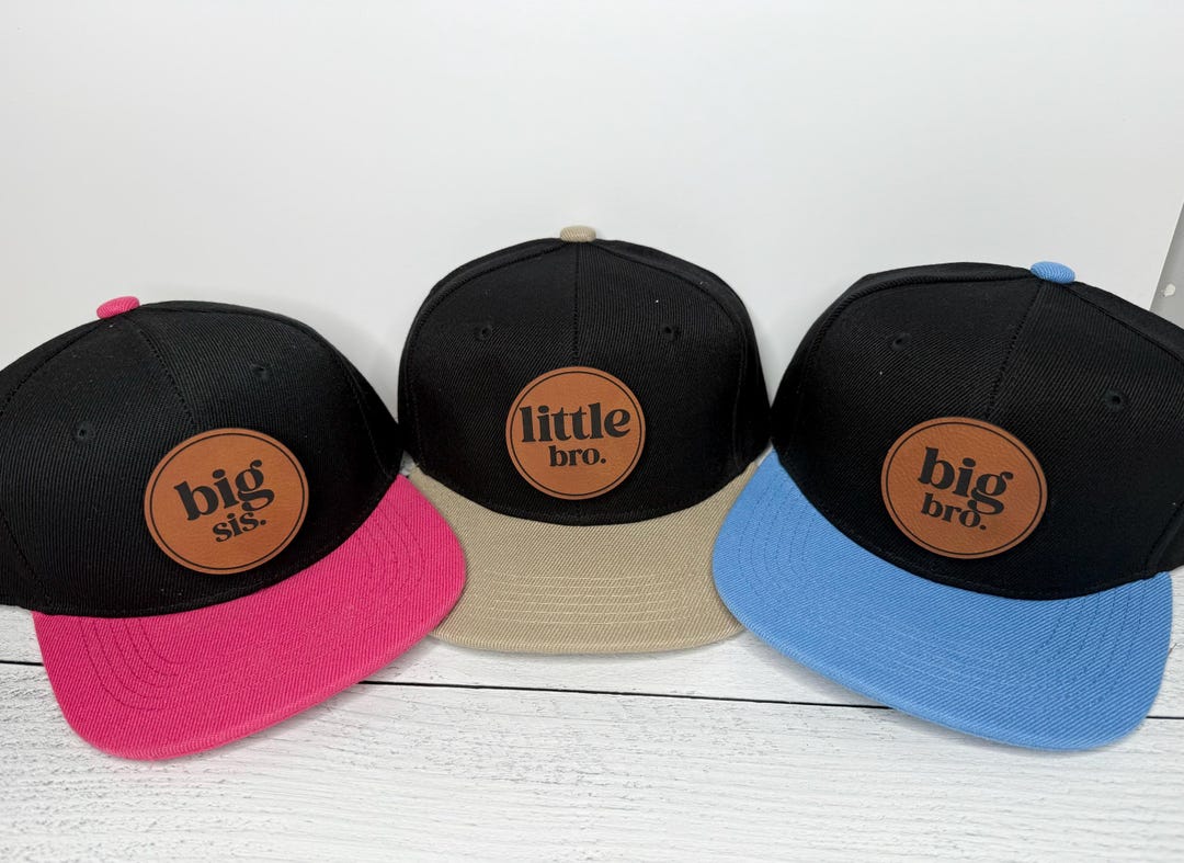Sibling Hats - Pregnancy Announcement | Big Bro Big Sis Hat Available ...