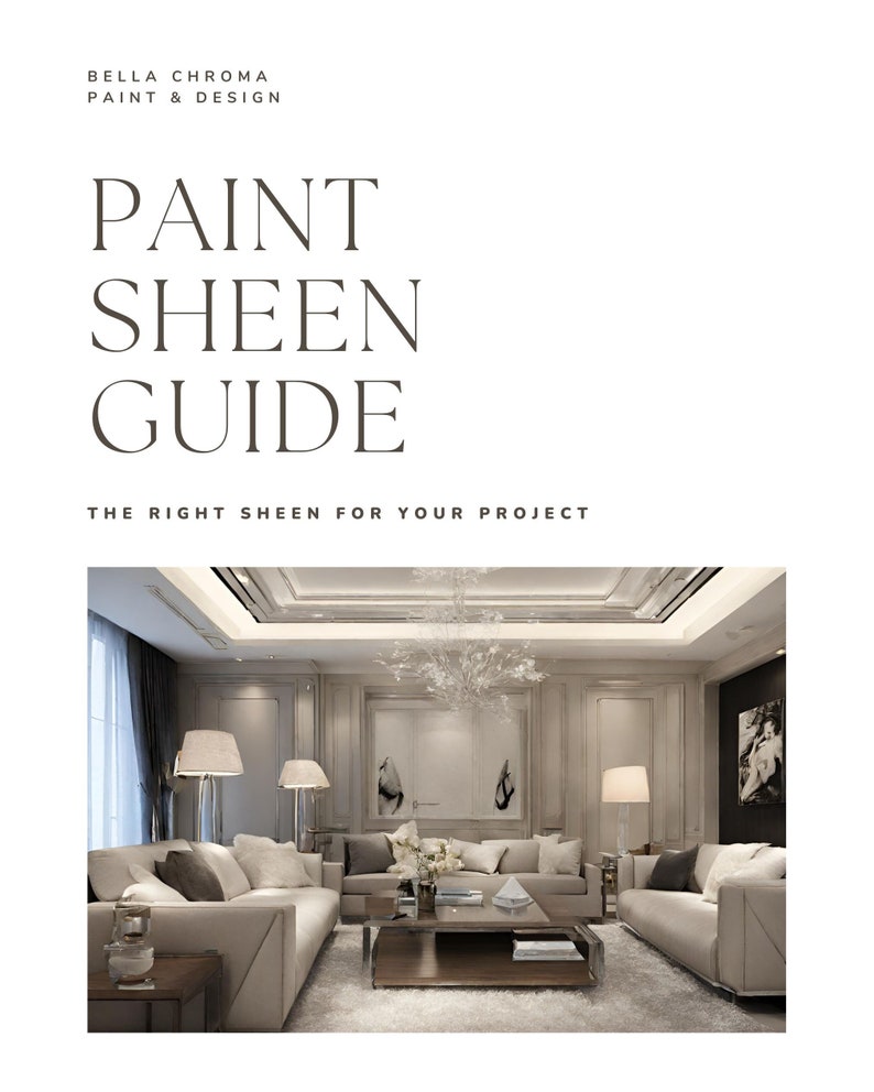 The Paint Sheen Guide - Etsy