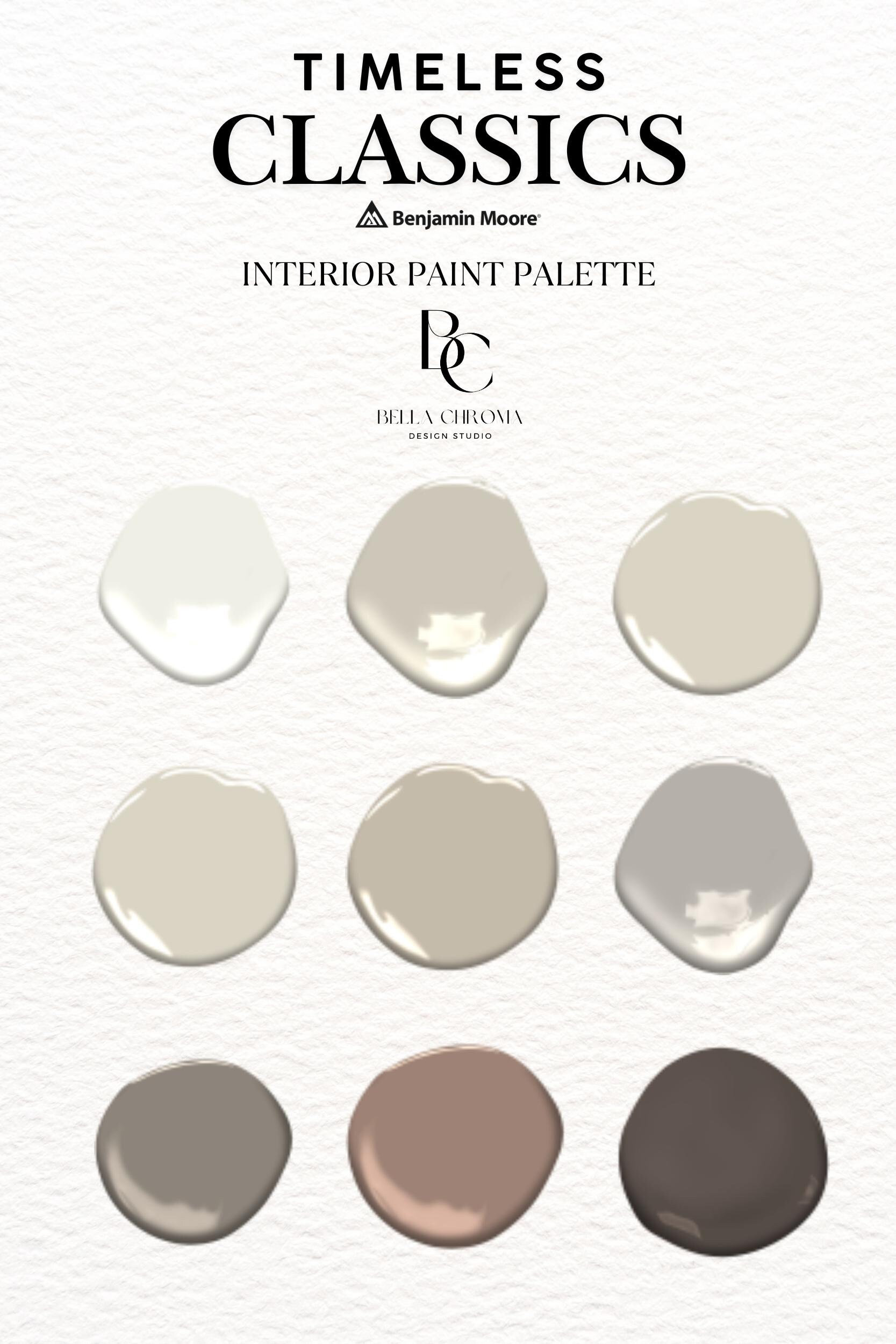 Timeless Neutral Paint Palette Guide | Light, Medium & Dark Neutrals ...