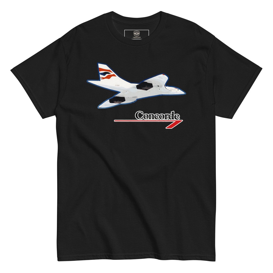 Concorde T-shirt: Iconic Airplane, Aviation Tee - Etsy