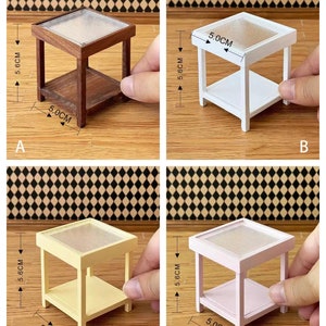 1:6 Scale Dollhouse Miniature Mini Simulation Coffee Table/side Table ...