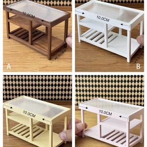 1:6 Scale Dollhouse Miniature Mini Simulation Coffee Table/side Table ...