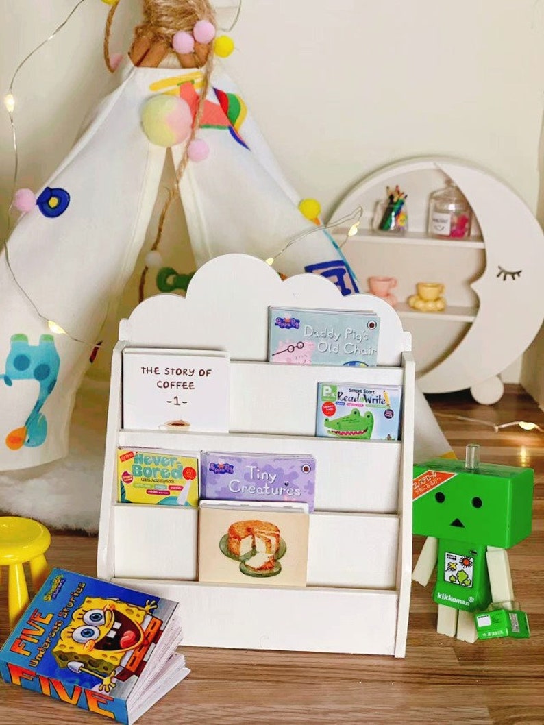 1:6 Scale Dollhouse Miniature Mini Simulation Books Newspapers ...