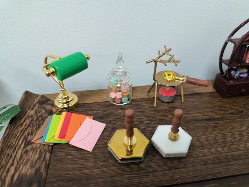 1:12 Scale Dollhouse Miniature Mini Simulation Sealing Wax/wax ...