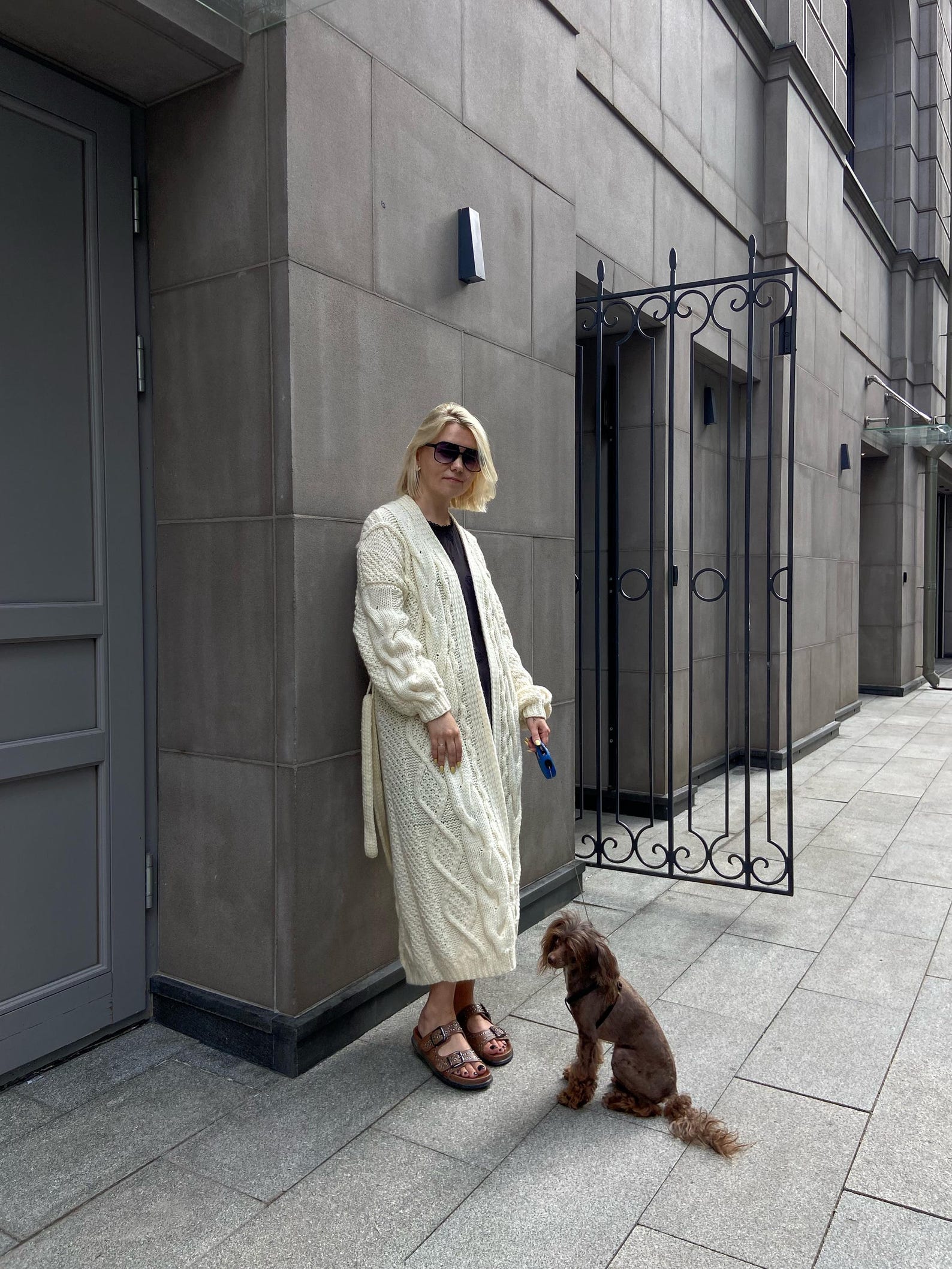 Wool Oversized Cardigan Cream Color Crochet Cardigan Oversized Knit ...