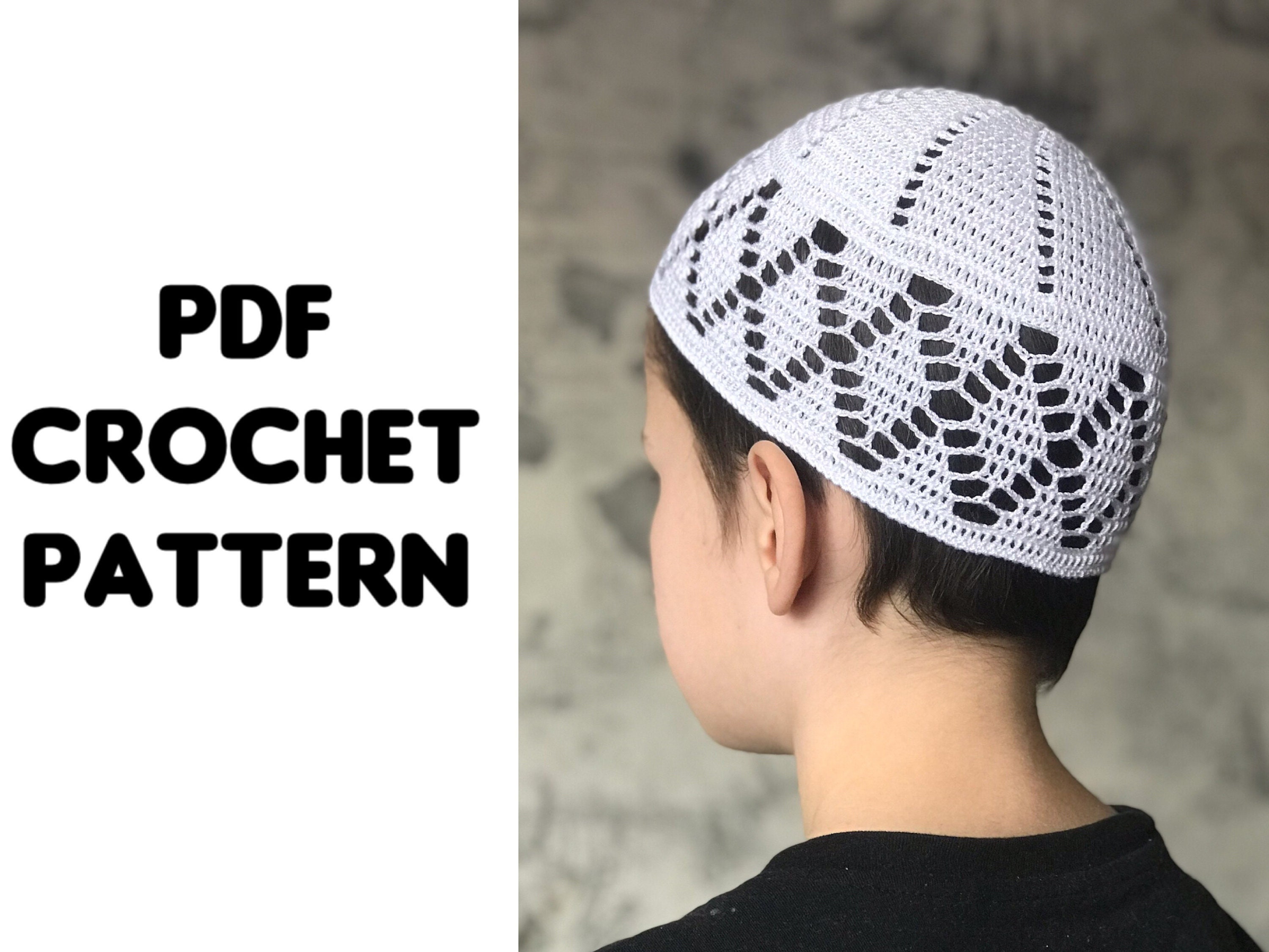 Islam Hat Cotton Crochet Pdf Pattern - Etsy