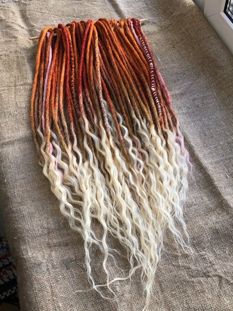 Brown Texture Dreadlocks, Kanekalon, Stylish Hair, Brown Dreadlocks ...