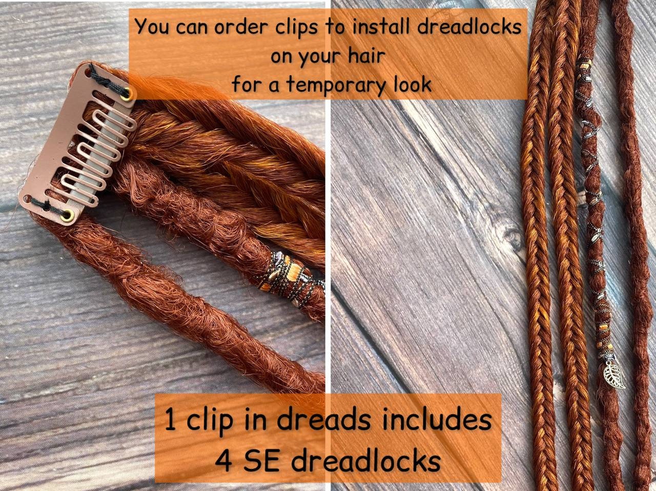 Green Synthetic Textured DE or SE Dreadlocks Full Set, Forest Crochet ...
