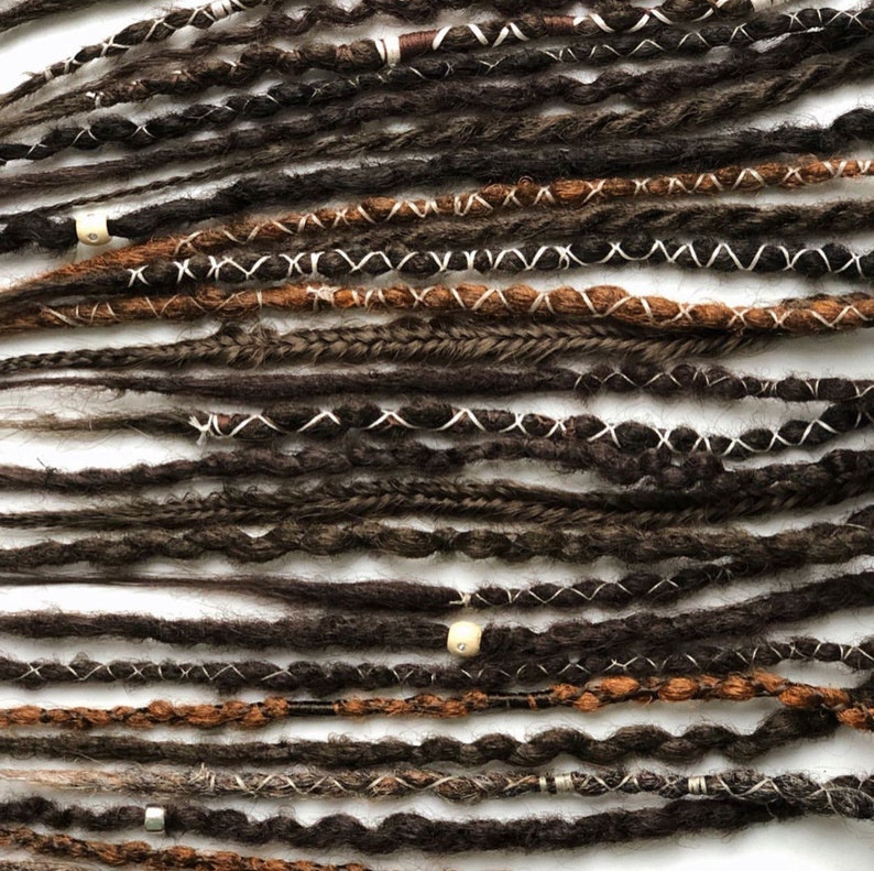 Brown Texture Dreadlocks, Kanekalon, Stylish Hair, Brown Dreadlocks ...