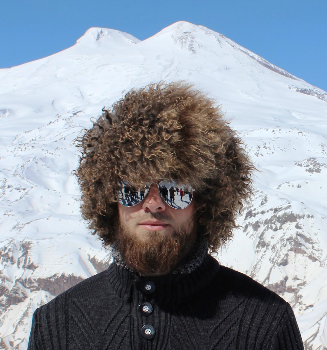 Merab Dvalishvili Papakha Hat Natural Goatskin - Etsy