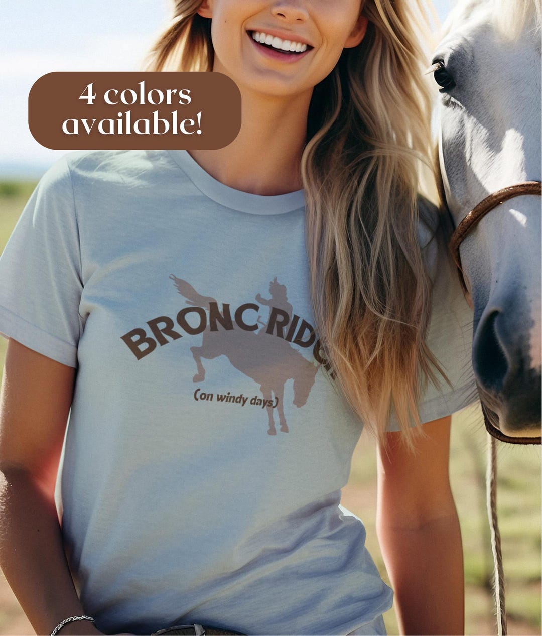 Funny Equestrian Bronc Rider Tee, Horse Lover T-shirt, Rodeo Shirt ...
