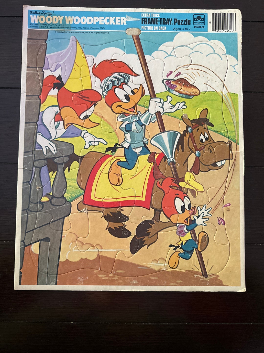Woody Woodpecker Frame-tray Puzzle - Etsy