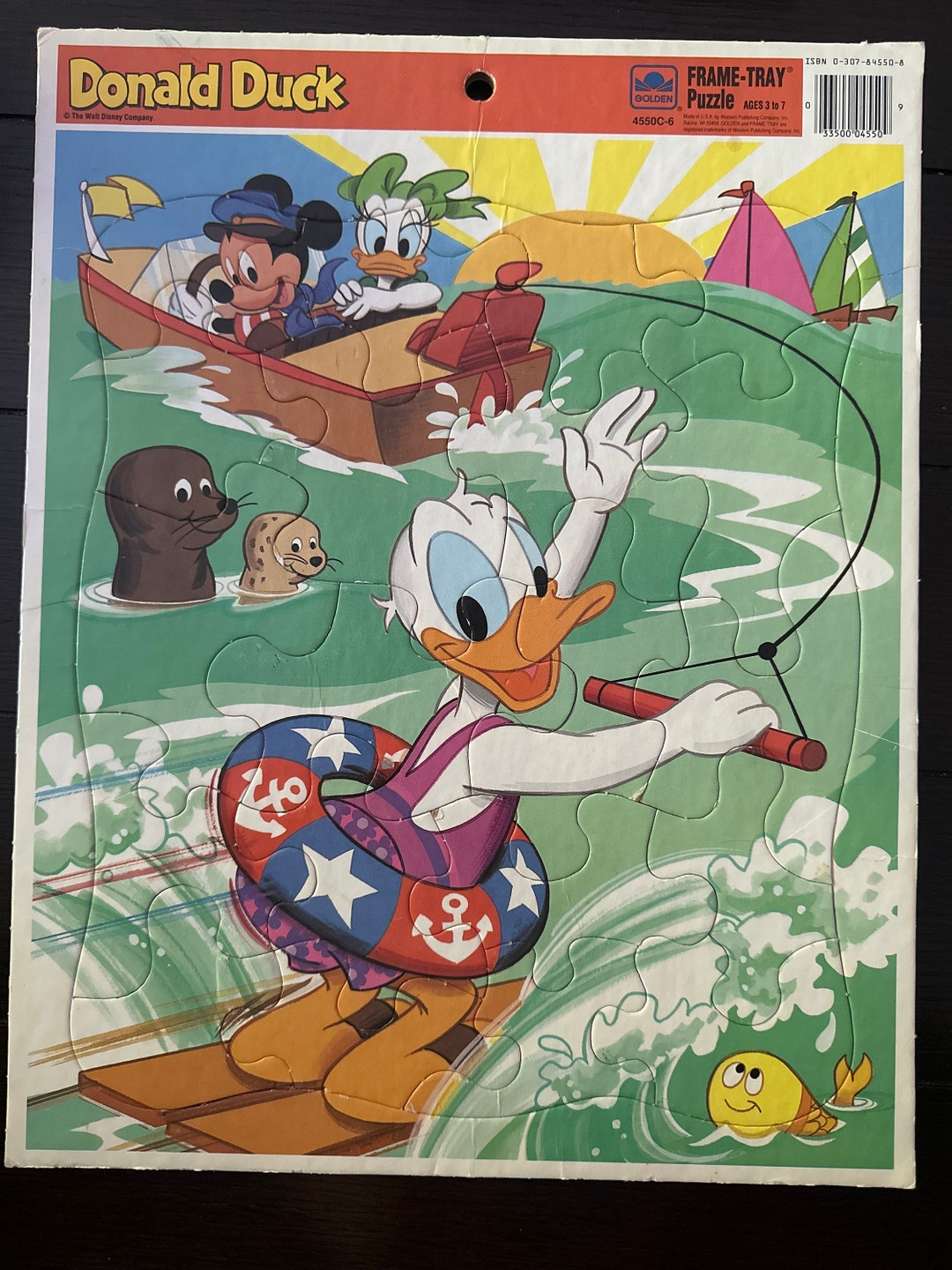 Donald Duck Frame-tray Puzzle - Etsy