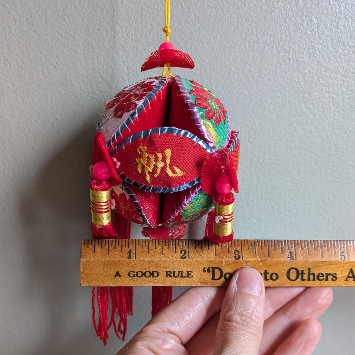 Vintage Chinese Embroidered Hanging Silk Ball Xiuqui - Etsy