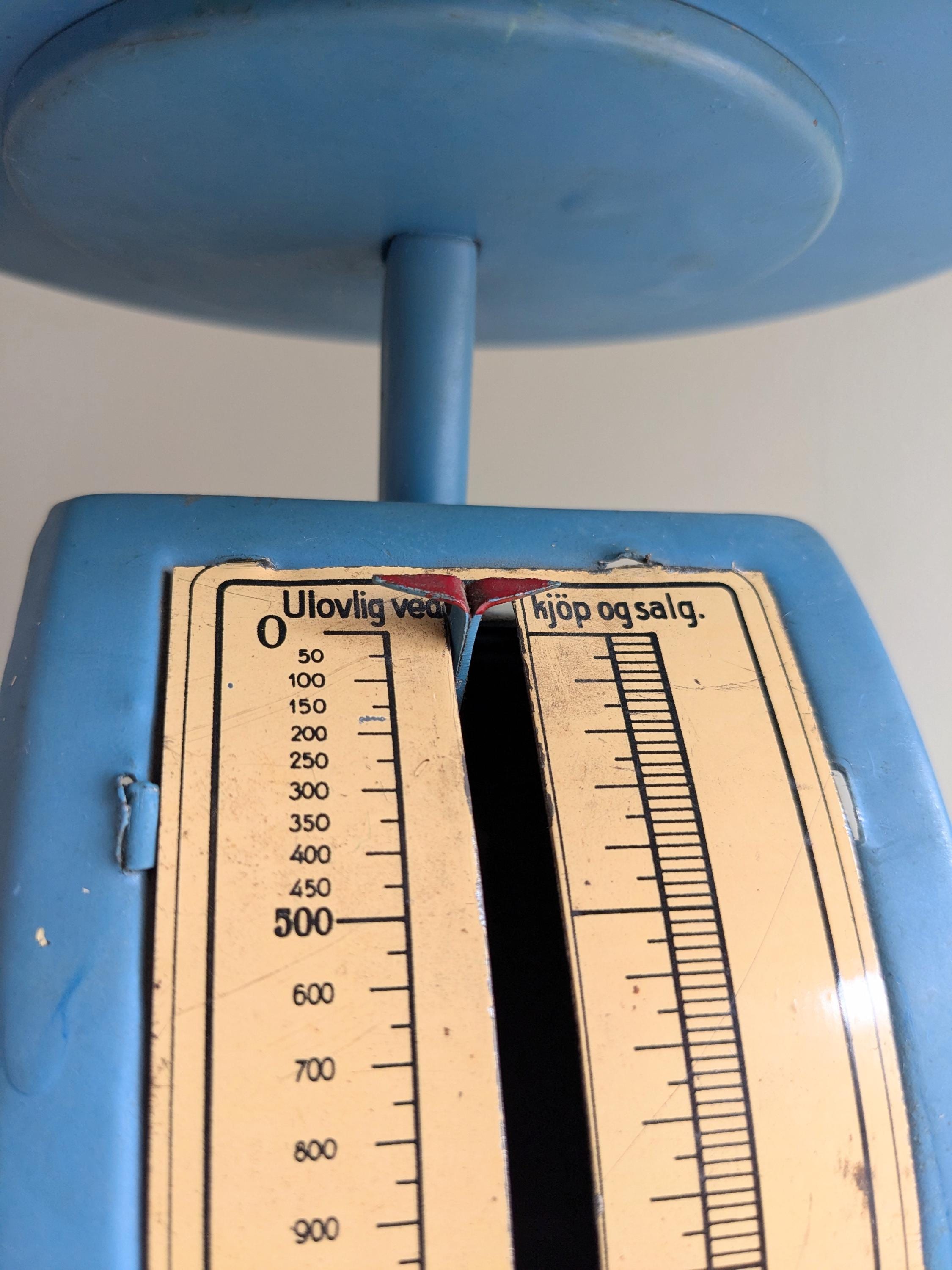 Vintage Norway Blue 2 Kilo Scale 1930s 1940s - Etsy