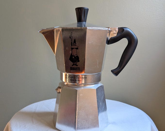 Bialetti Moka Express Stovetop Coffee Espresso Maker Pot "6 Cup" - Etsy