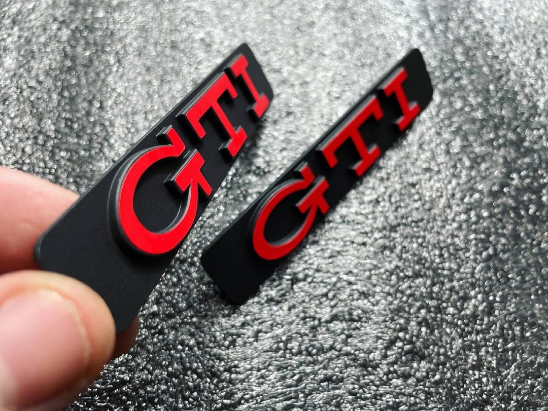 GTI Side Badge Side Emblem Volkswagen Golf Mk3 Anagram - Etsy