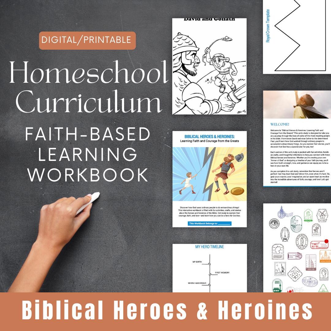 BIBLE LESSONS Sunday School Activities Homeschool Printable Homeschool ...