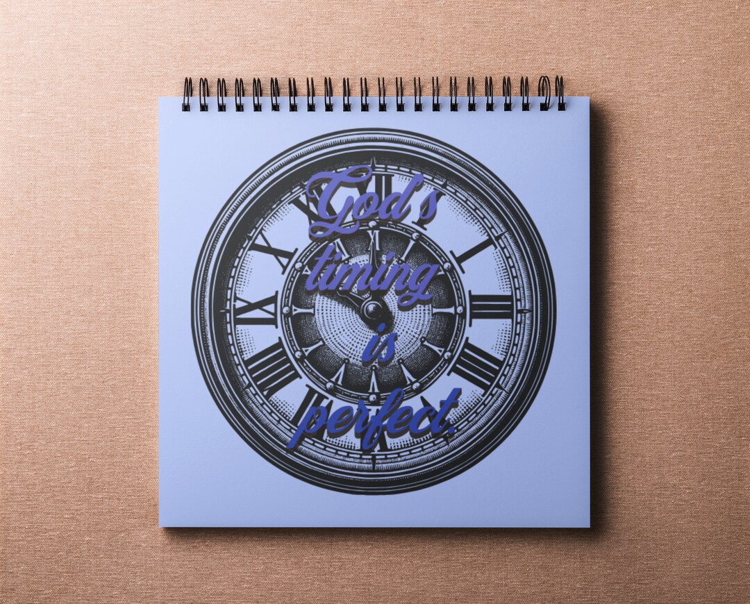 God's Timing is Perfect Sticker WP - Etsy