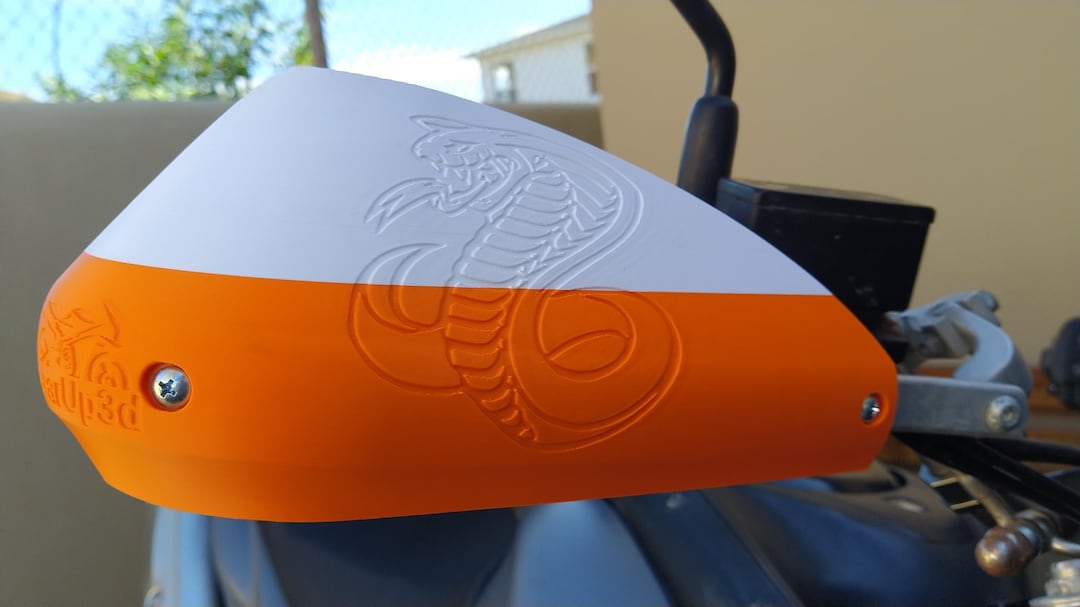 Motorcycle Handguards for Barkbusters Mounts. Custom Made. Hand Guards ...