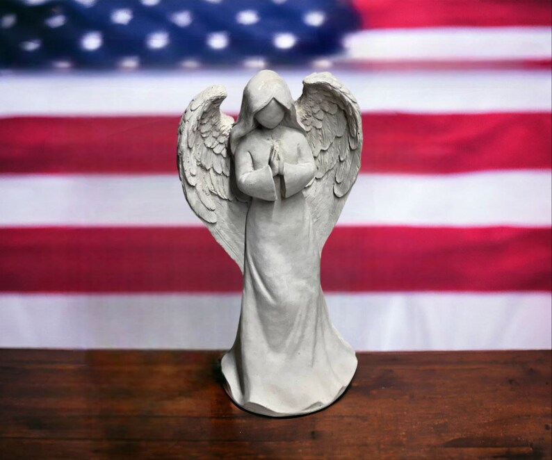 Facelles Angel Sculpture Religious Angel Statue Tall Praying Girl ...